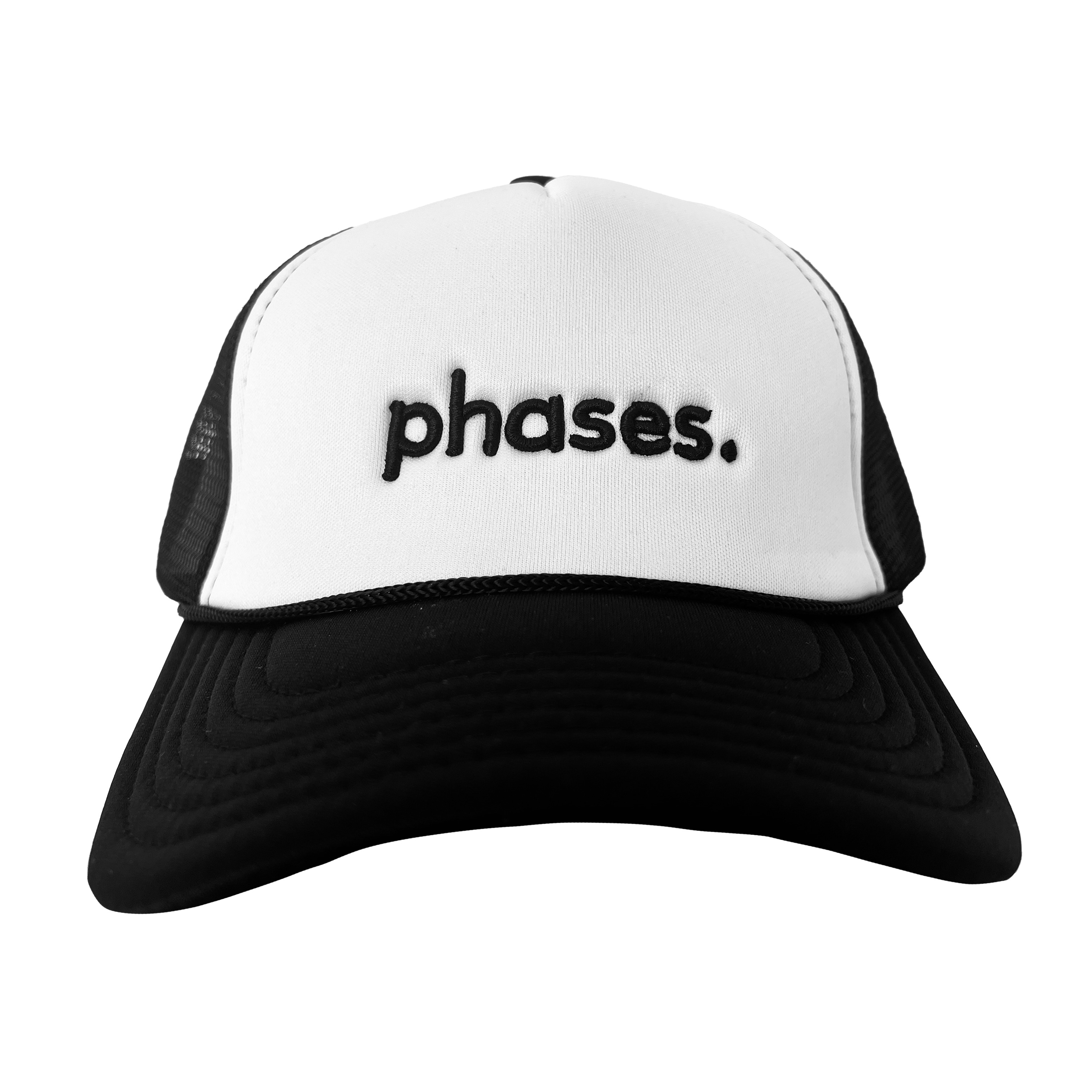 Phases Trucker Hat - White – bdvibez